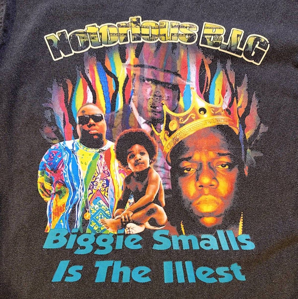 NOTORIOUS BIG b.i.g. Biggie Smalls Is The Illest Retro 90's rap hip hop ...
