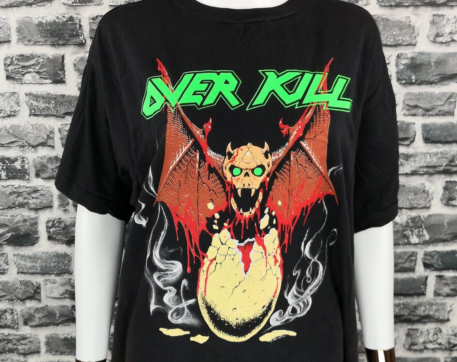 Overkill 1990 Vintage T-Shirt Birth Of Tension Tee / Exodus - StanyStore