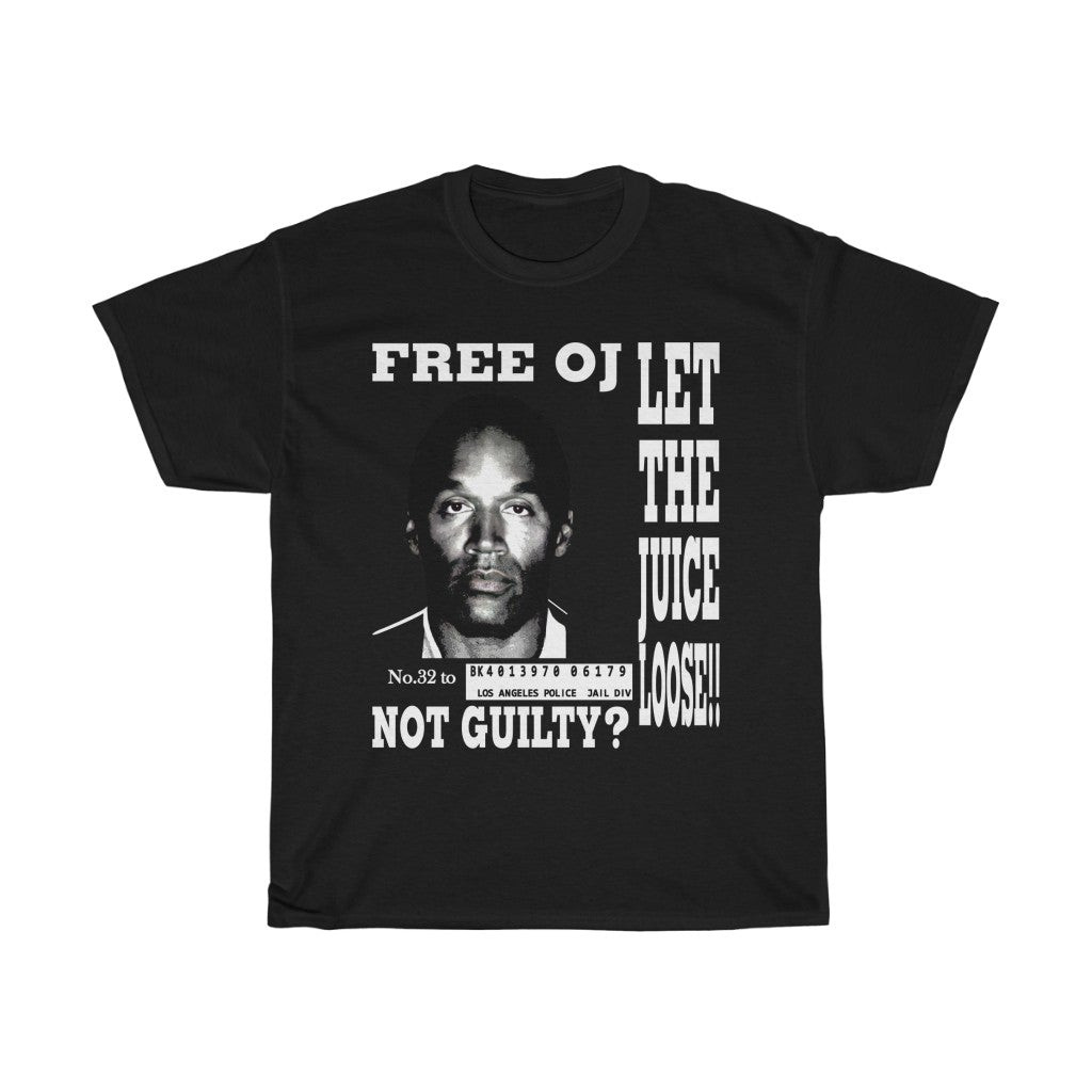 Rare Vintage 90S Free Oj Simpson Tee 211122 - StanyStore