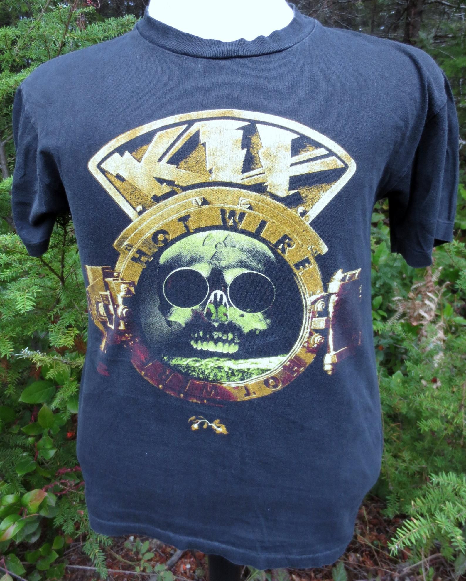 Vintage 1991 Kix Hot Wire Tour Graphic T-Shirt Made In Usa - StanyStore