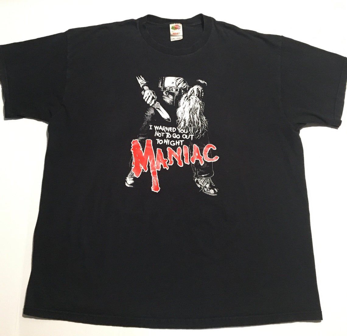 Vintage 90s MANIAC Serial Killer Horror Movie shirt - StanyStore