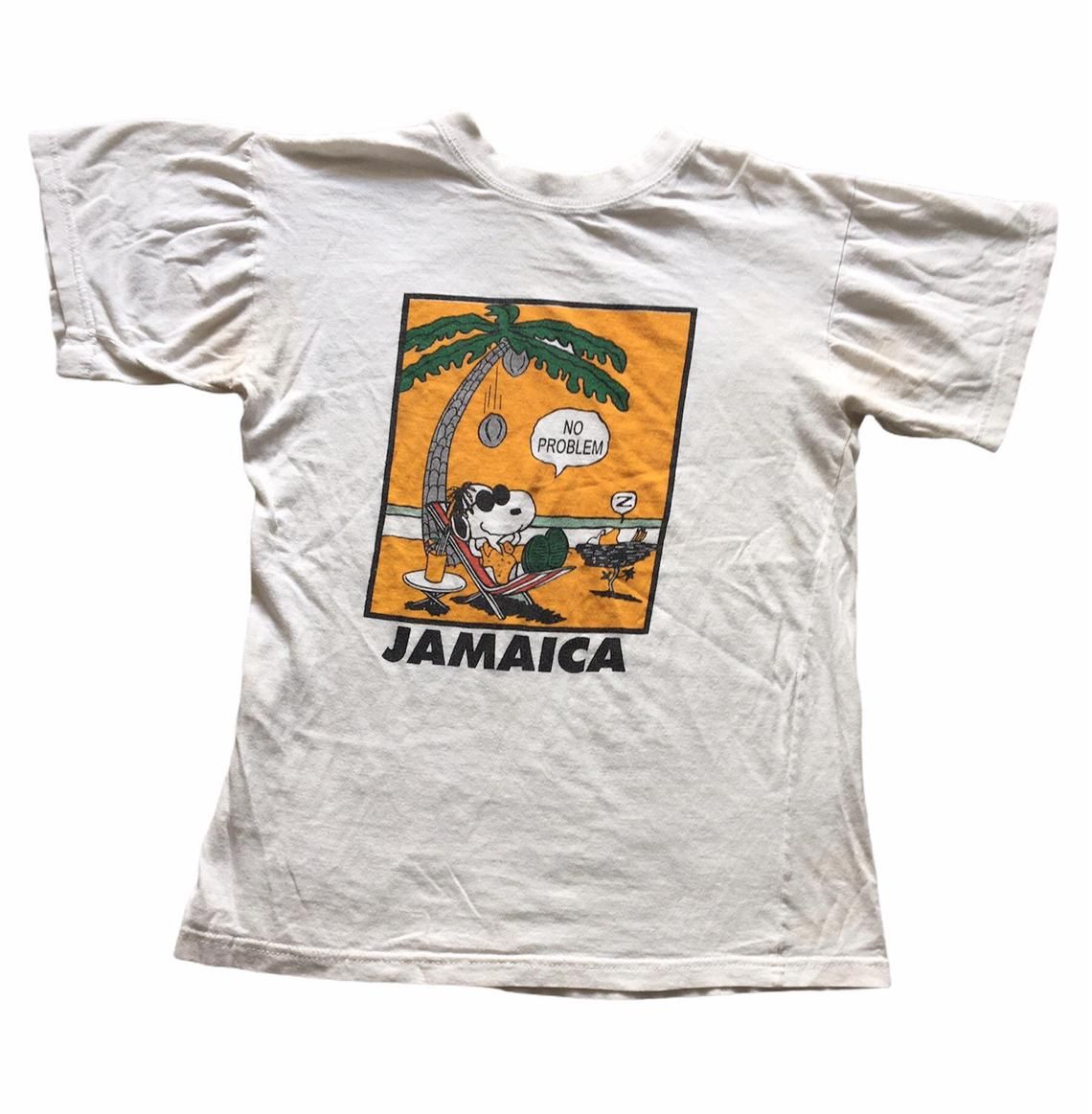 Vintage 90s Snoopy In Jamaica No Problem shirt - StanyStore