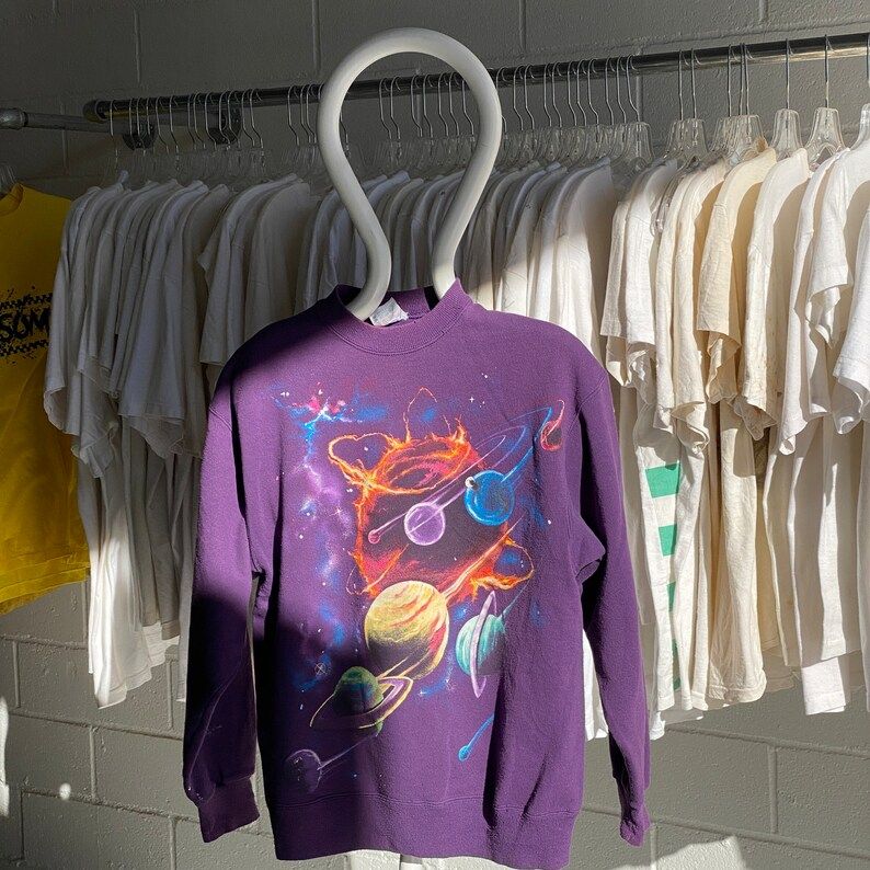 Vintage 90S Solar System Planets Sweatshirt - StanyStore