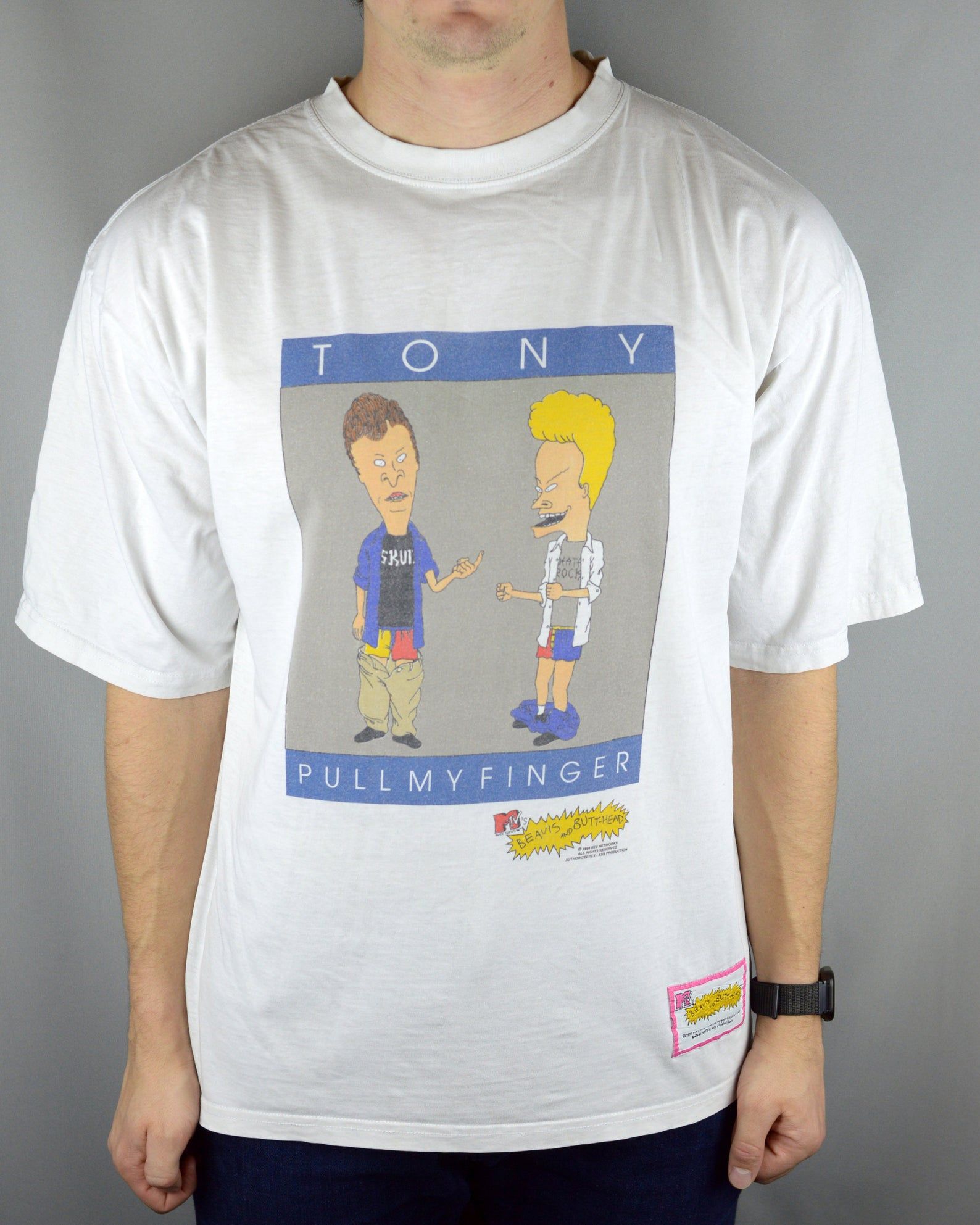 Vintage Beavis And Butthead Mtv Tony Pullmyfinger 1998 T Shirt - StanyStore