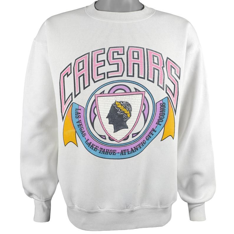 Vintage Caesars Las Vegas Lake Tahoe Atlantic City Poconos 1990's Shirt ...